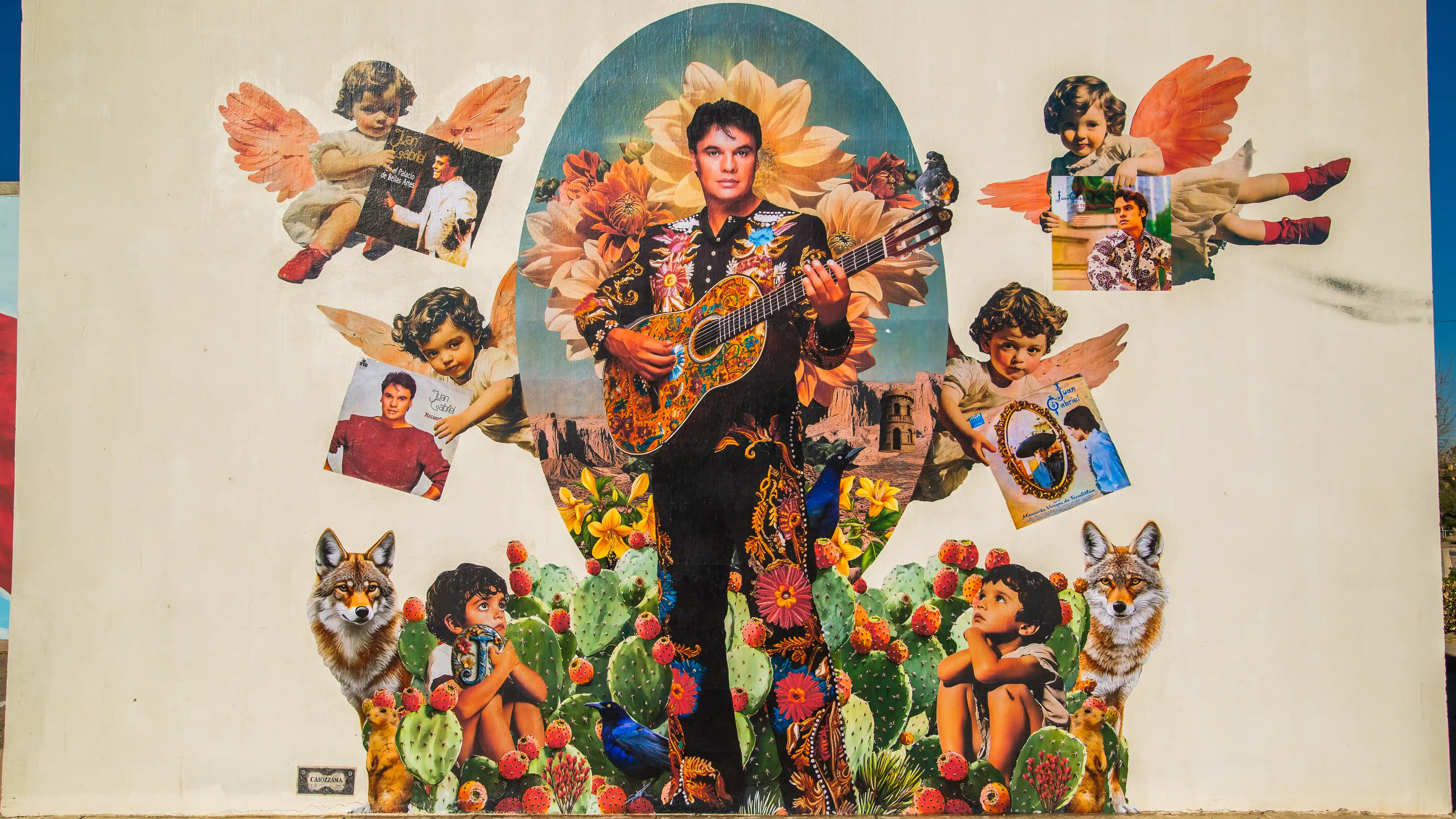 Artista chileno realiza mural de Juan Gabriel en Ciudad Juárez | JN1 ...